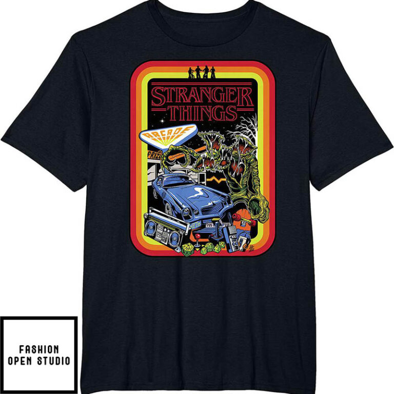 Stranger Things Day Retro Poster T-Shirt