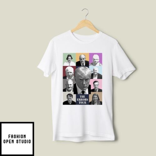 Donald Trump Mugshot The Errors Tour T-Shirt