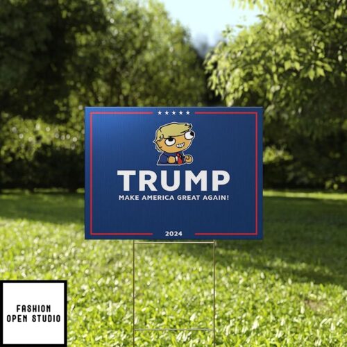 Donald Trump Make America Great Again Yard Sign
