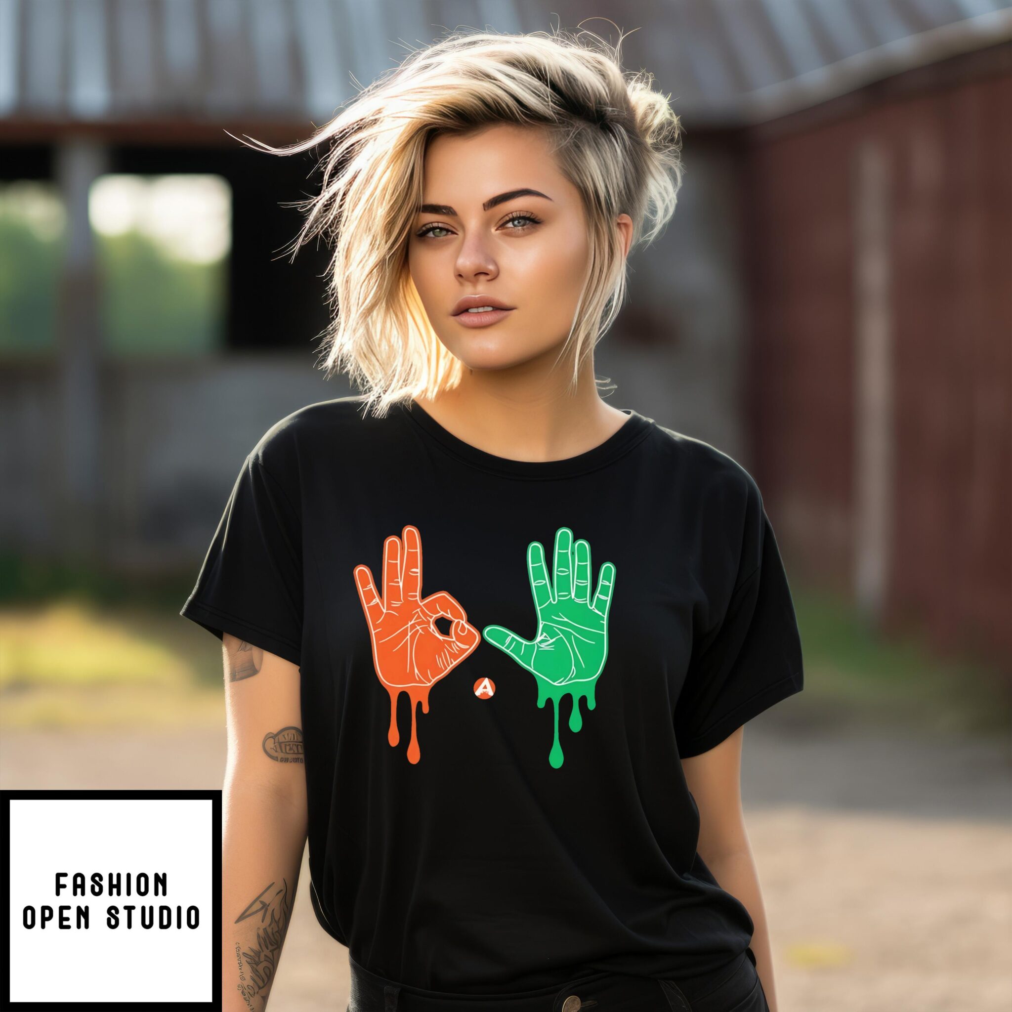 Miami Hurricanes 305 Hands T-Shirt