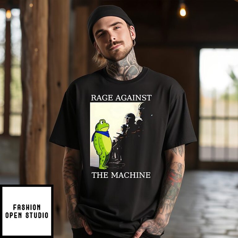 Portland Frog Protest Rage Against The Machine 2025 Anti Ice T-Shirt