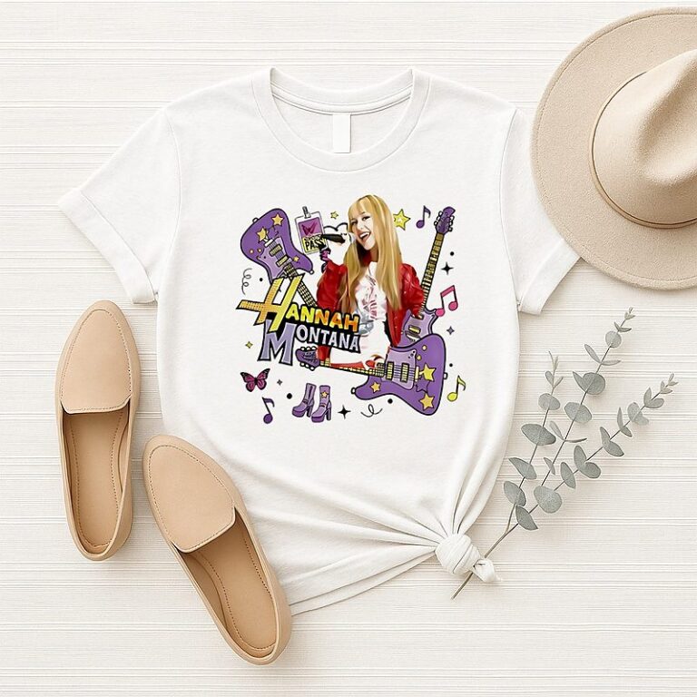 Hannah Montana 2026 Graphic Iconic Y2k Pop Star Aesthetic T-Shirt